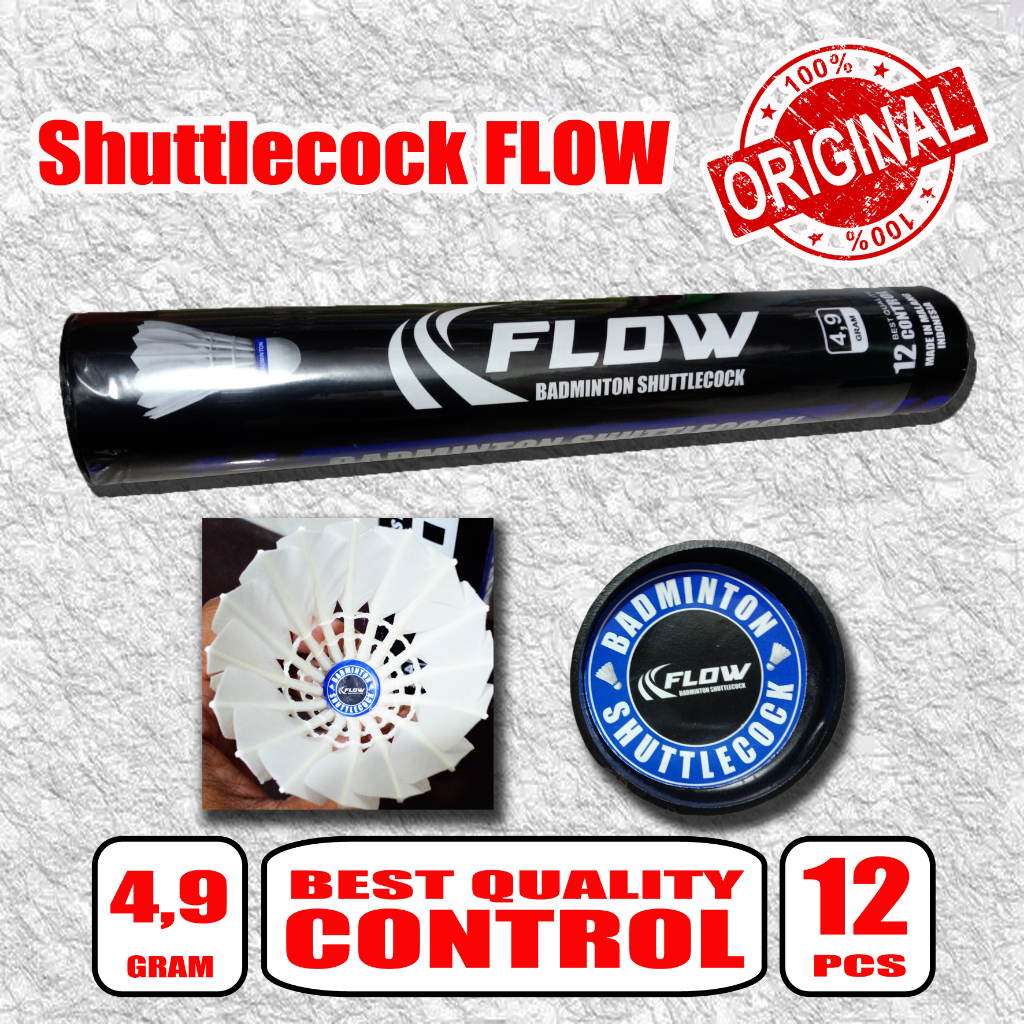 Badminton Shuttlecock original Flow badminton | Shopee Malaysia
