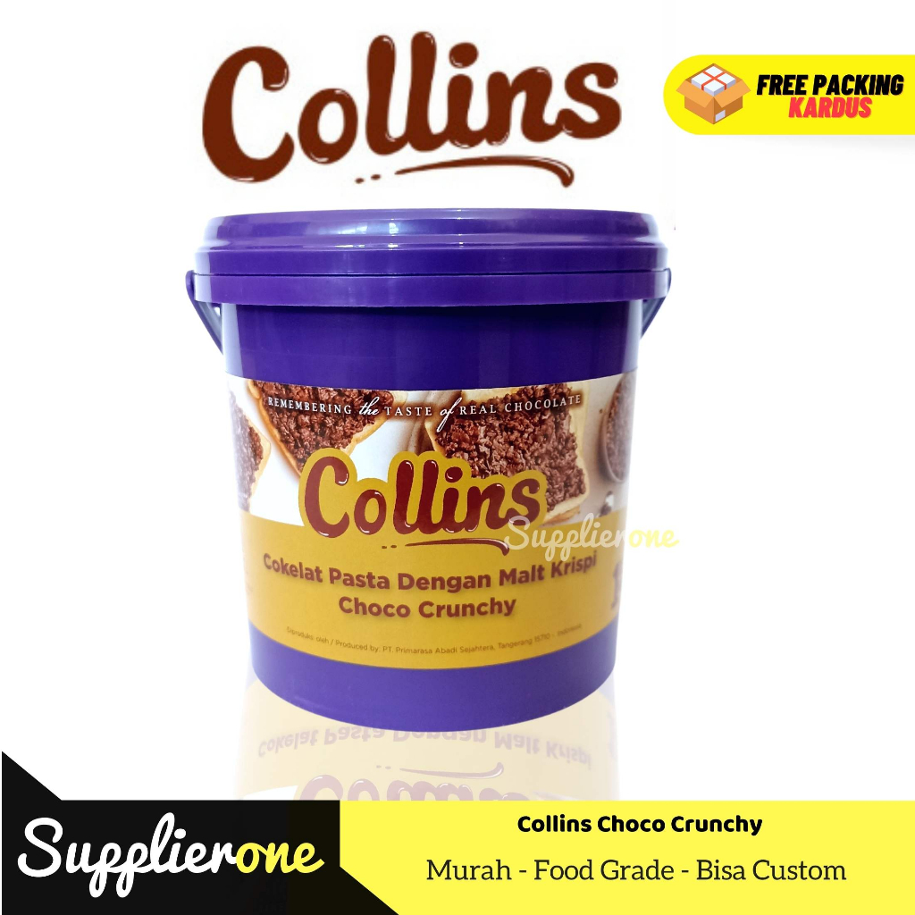 Collins Choco Crunchy 1 kg/ Collins Donut Topping / Donut Jam / Collins ...