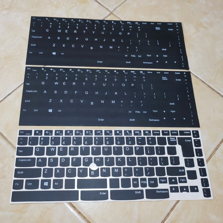 Complete Lenovo Thinkpad 14" Keyboard Sticker for US, EU, Kanji ...