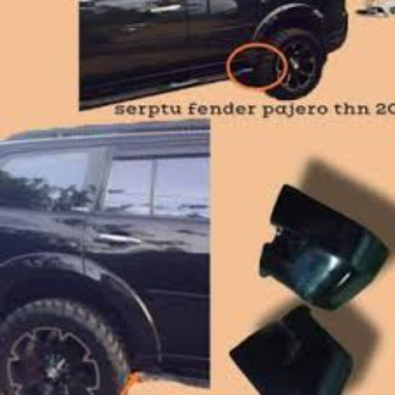 Garnis old pajero fender unit shoes 2010 2011 2012 2013 2014 2015 ...