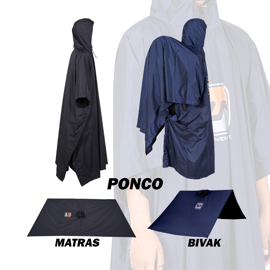 Zarventure Poncho Raincoat Raincoat Poncho 3 In 1 Mountain Poncho ...