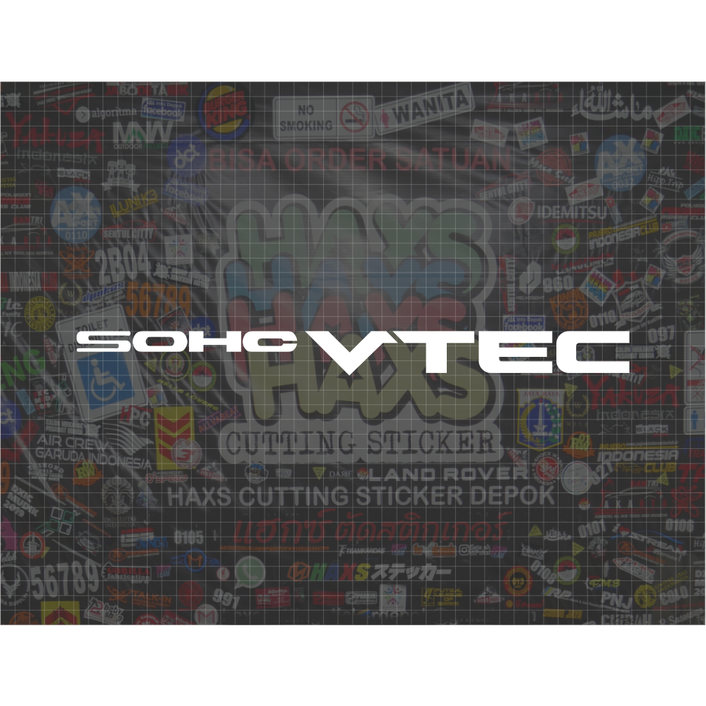 Cutting Sticker SOHC Vtec 20cm For Car V2 | Shopee Malaysia