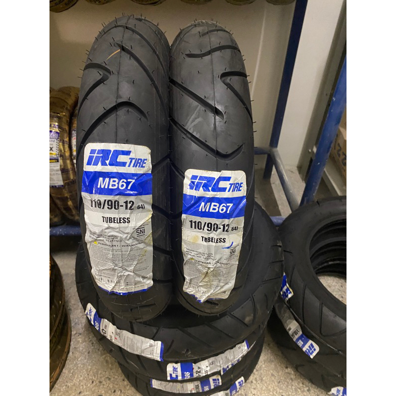 Rear Scoopy Tire IRC 110/90-12 (MB67) Tubeless Scoopy Ring 12 Scoopy ...