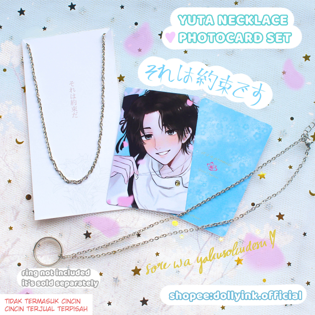 [READ DESCRIPTION]yuta NECKLACE Photocard SET BY DOLLYINK.OFFICIAL/yuta ...