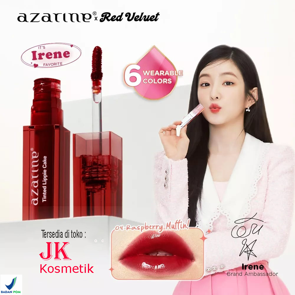 Azarine Lip Tint Tinted Lippie Cake - Korean LipTin x Red Velvet ...