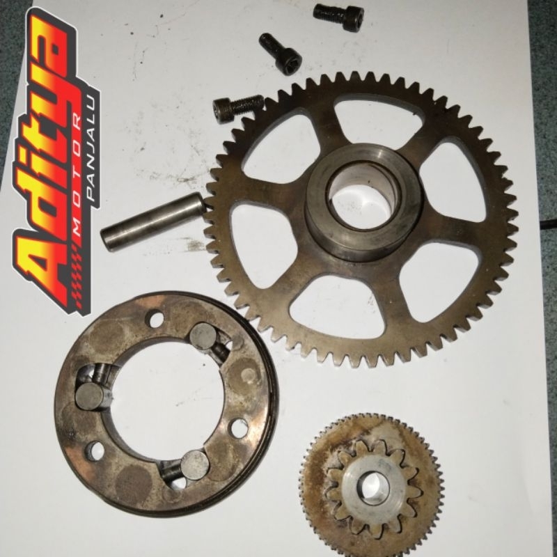 Yamaha MX 135 CC 4 SPEED ONE WAY Starter GEAR SET | Shopee Malaysia