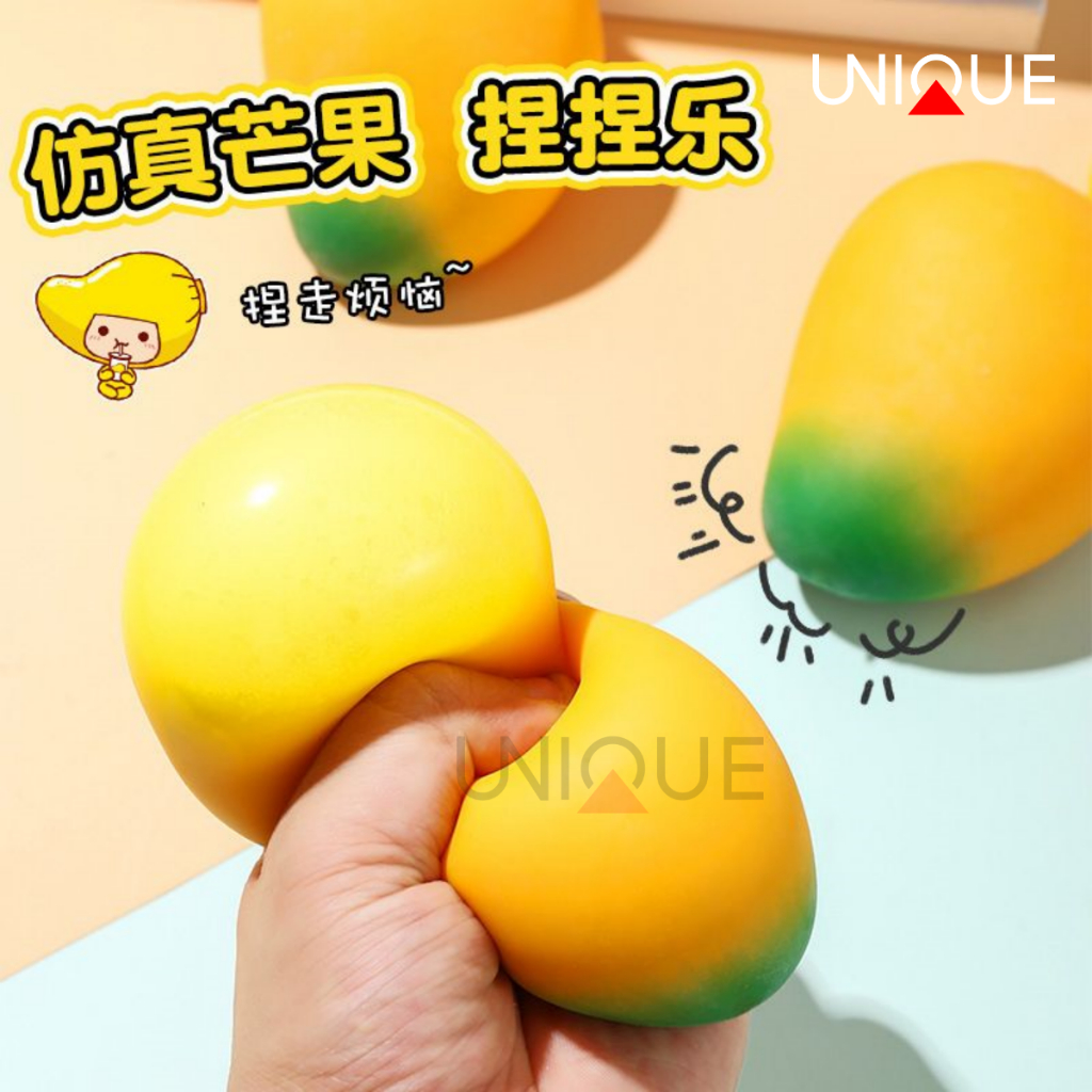 Unique Squishy Toy Squeeze Mango Remes Anti Stress Squishy Squeeze ...