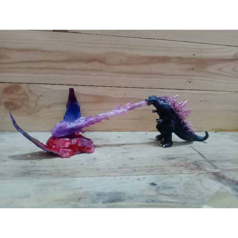 Figure godzilla 1999 effect atomic beam Burst Of Shiny Paint | Shopee ...