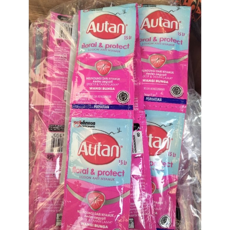 Autan Anti-mosquito bite lotion, sachet packaging contains 12 perteng ...