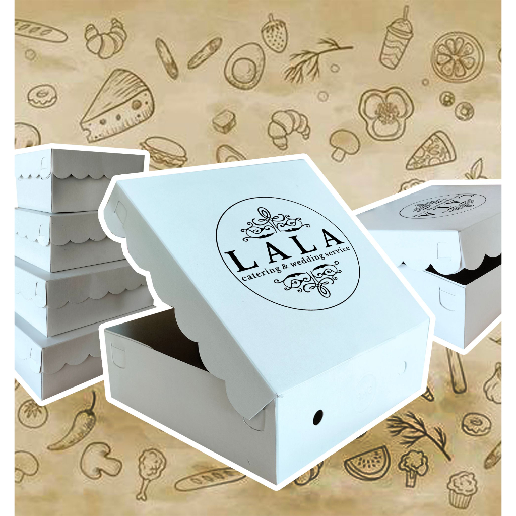 PUTIH Screen Printing Rice Box 18x18x7/screen Printing Rice Box/Screen ...
