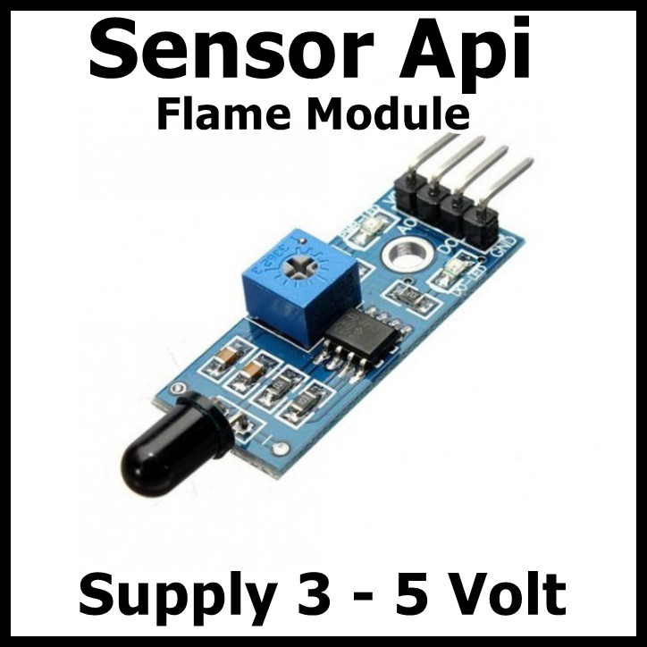 Flame Sensor Fire Detection Fire Source With IR Receiver Module ...