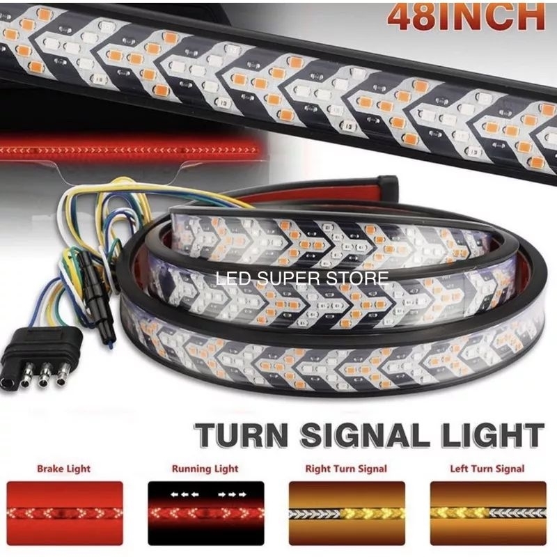 Led Strip Arrow Lights, Windshield, Front Bumper, Rear Bumper Car ...