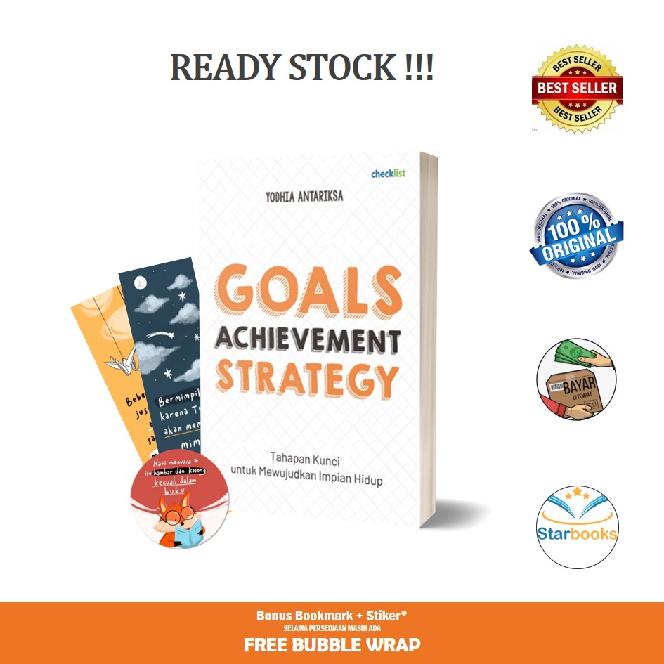 Goal Achievement Strategy Book: Key To Achieve Dream - Checklist ...