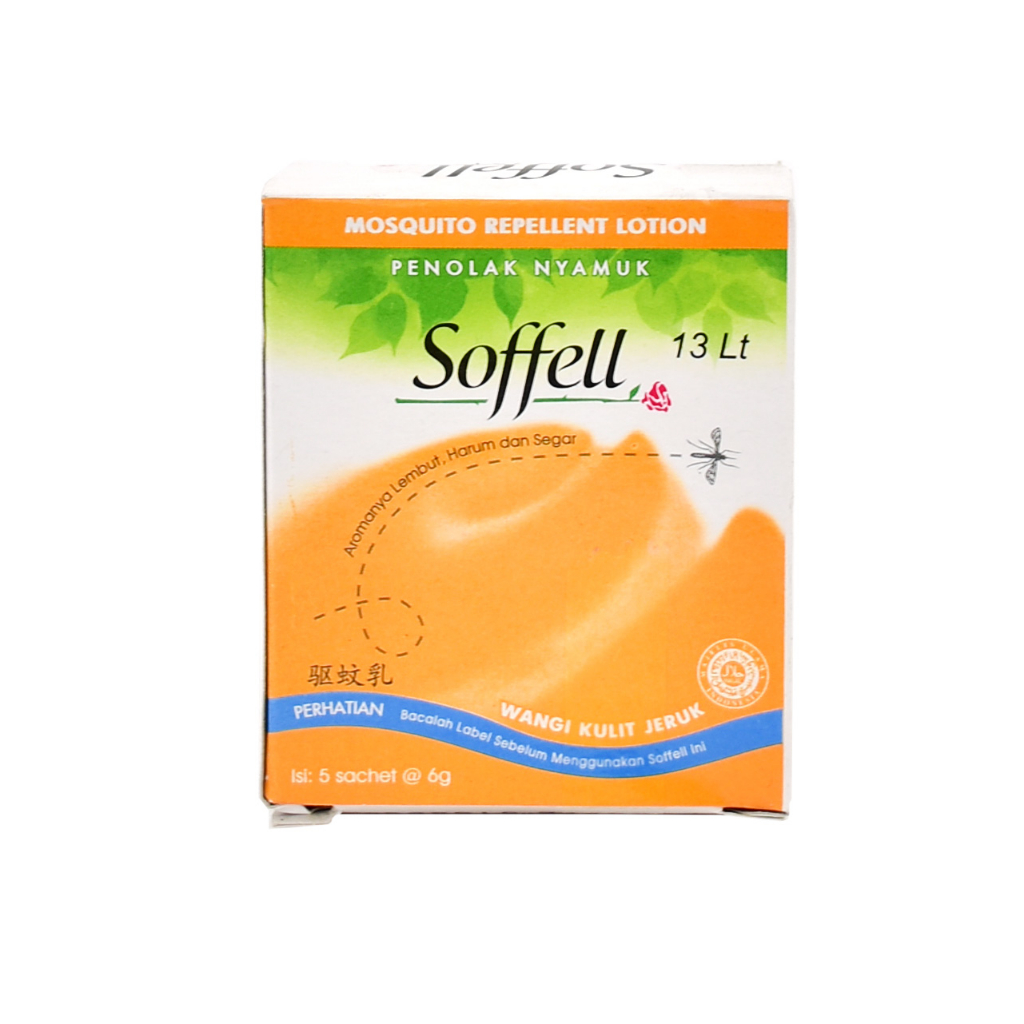 Soffell Orange / Sofel / Sofell / Soffell Anti-Mosquito Lotion 1 Sachet ...
