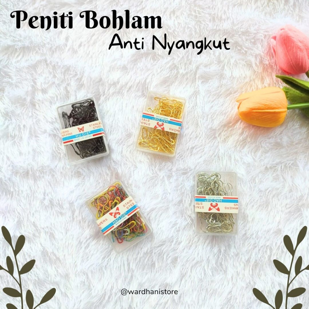 Anti-snagging Hijab Pin | Stainless STEEL Bulb Pin/Pump | Shopee Malaysia