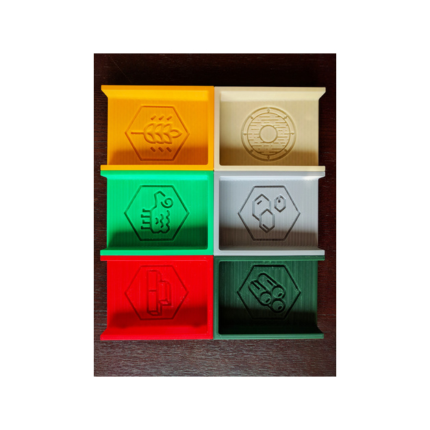 The Settlers of Catan Resources Board Game Placemat Tray - S3D | Shopee ...