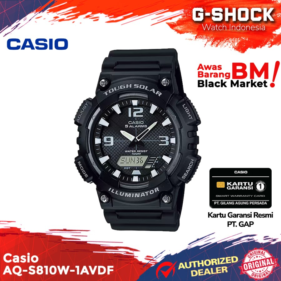 Casio General AQ-S810W-1AVDF AQ-S810W AQ-S810 AQS810W AQ S810W | Shopee Malaysia