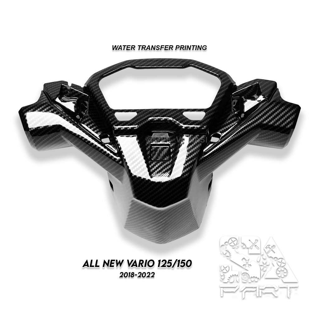 Vario NEW CARBON Head Shell/Head Shell COVER SPEEDOMETER VARIO 125 150 ...