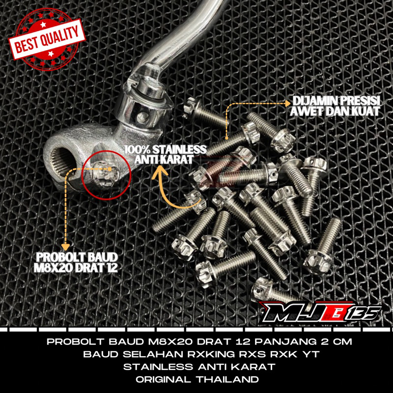 Probolt BOLT PROBOLT SLOW BOLT RXKING RXS RXK YT 115 M8X20 DRAT 12 ...