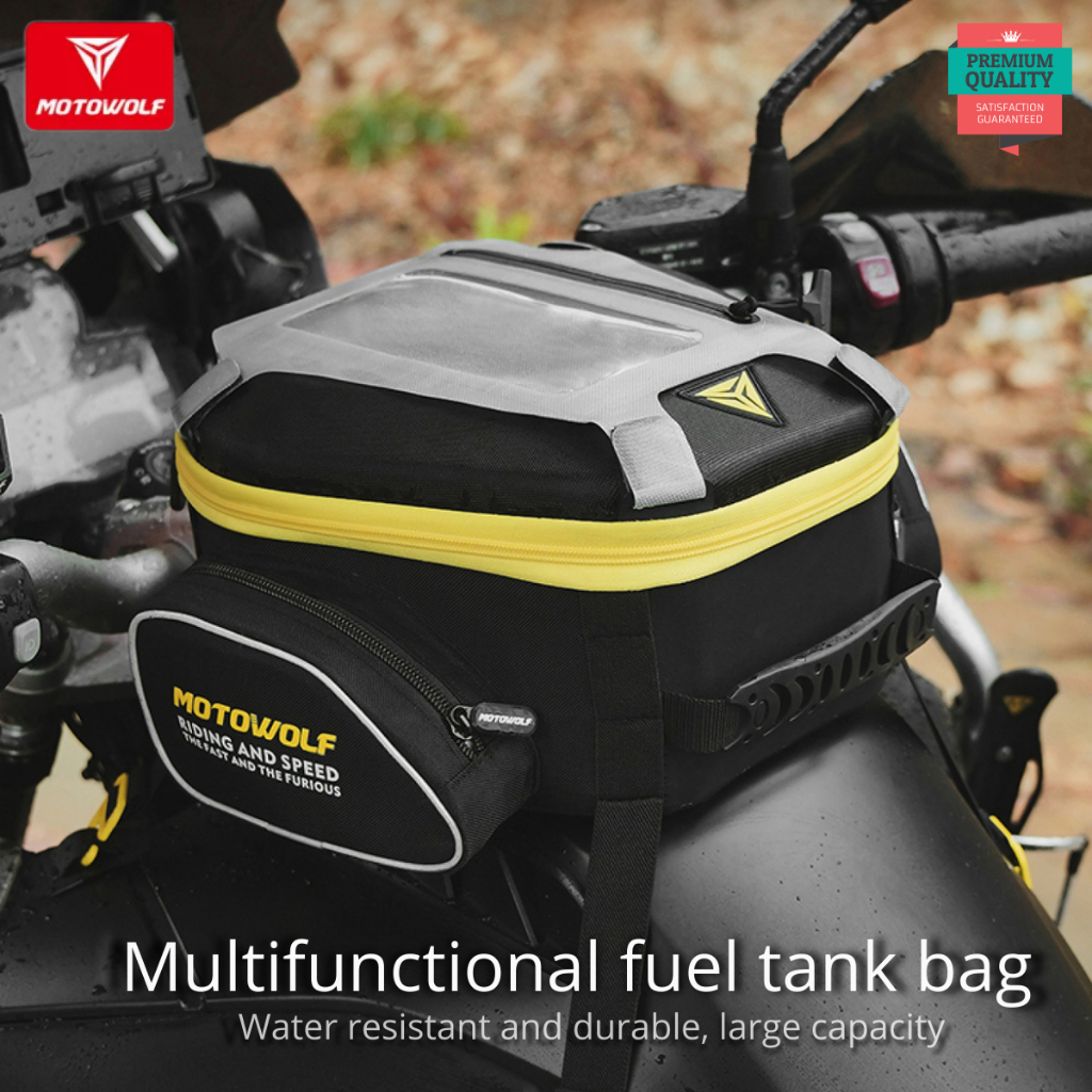 HP Motowolf Tank Bag Motorcycle Tank Bag Universal Waterproof ...