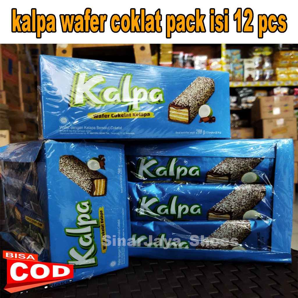 Kalpa Coconut Chocolate Wafers 22 Grams contains 12 pcs | Shopee Malaysia