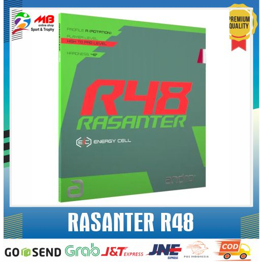 Original ANDRO RASANTER R48 Rubber Bat Bet Ping Pong Table Tennis NEW ...