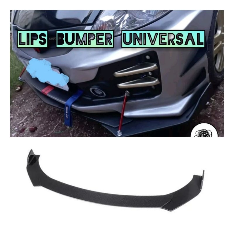 Front LIPS FRONT BUMPER UNIVERSAL car winglets | Shopee Malaysia