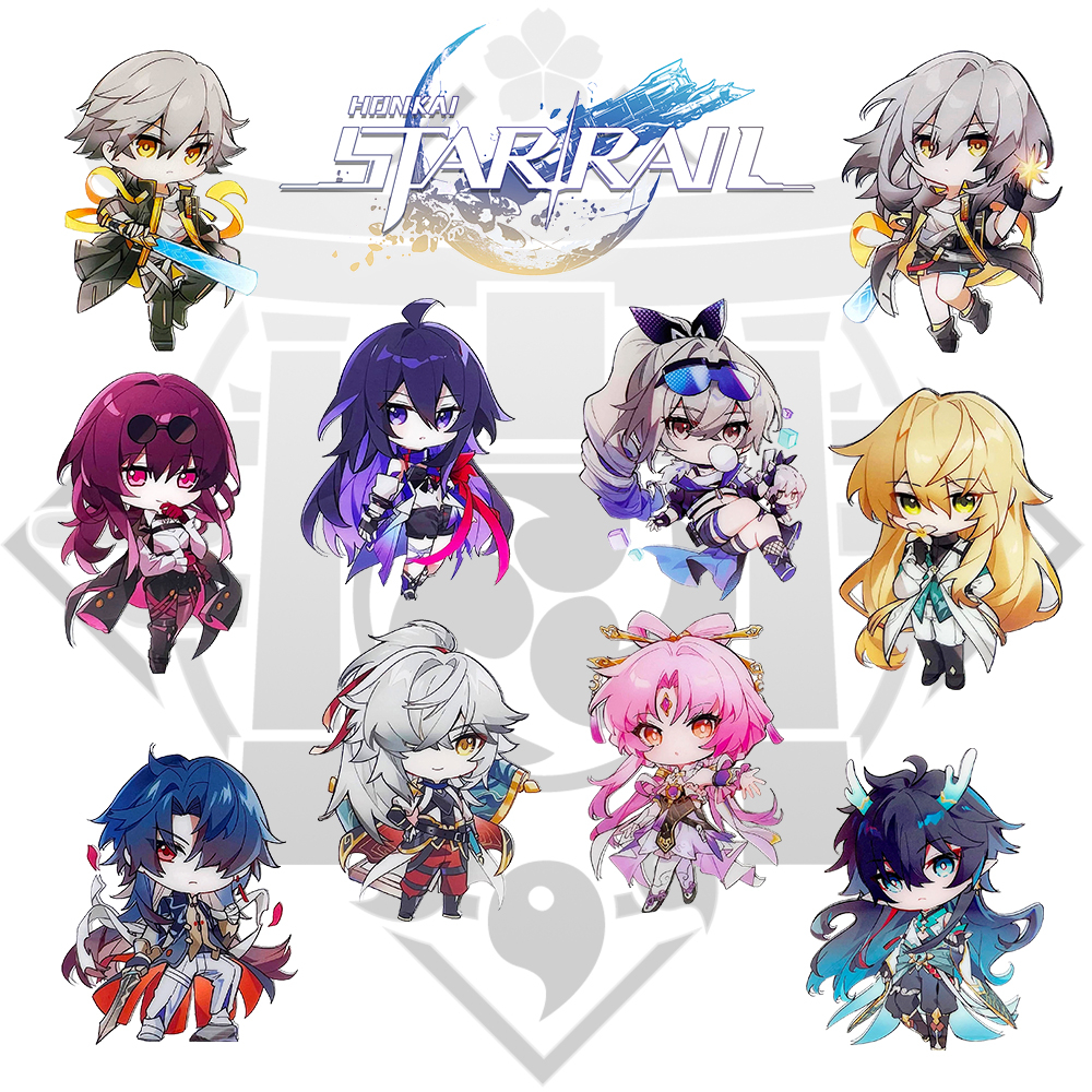 GANTUNGAN Honkai Star Rail Game Keychain - Honkai Star Rail Keychain ...