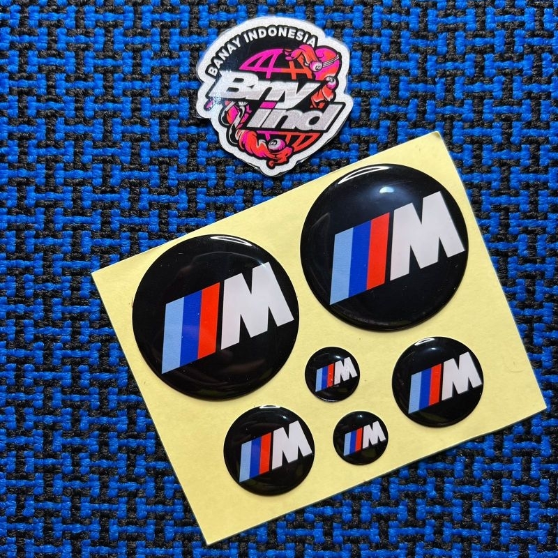 Bmw Performance Set Logo Emblem Sticker Sticker | Shopee Malaysia