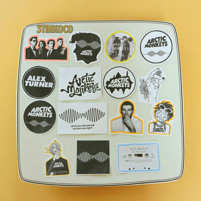 [15PCS] Sticker "ARCTIC MONKEYS" SERIES Contents 15PCS | Shopee Malaysia