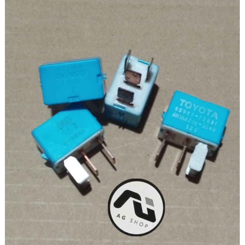 Original Denso 12V toyota and universal 4 leg blue riley Relay | Shopee ...