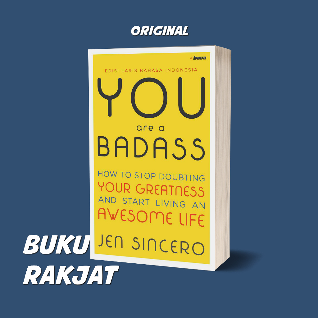 You Are a Badass Book (Revision Edition) - Jen Sincero (Indonesian ...