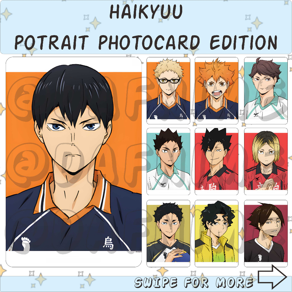 Haikyuu Portrait EDITION PHOTOCARD ANIME | Shopee Malaysia