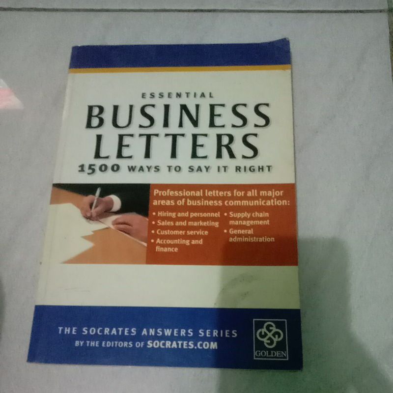 Essential business letters | Shopee Malaysia