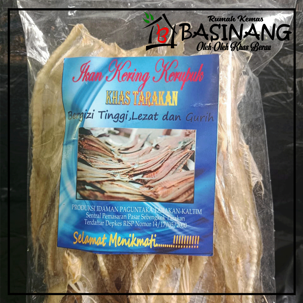 Dried Fish Crackers | Typical souvenirs from East kalimantan | Shopee ...