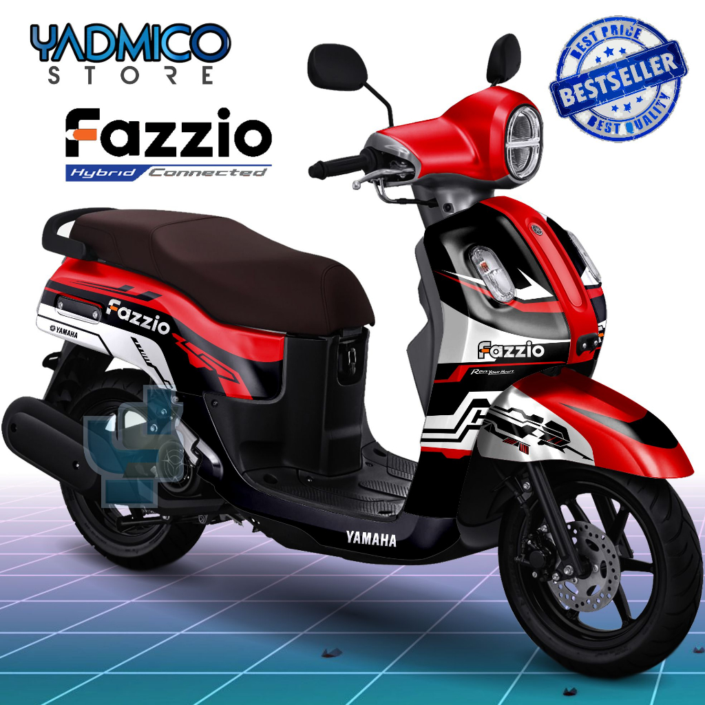 Fazzio Full Body Decal - Fazzio Full Body Motorcycle Sticker - Yamaha ...