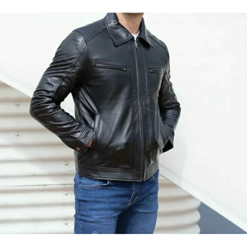 KEMEJA Genuine Leather Jacket Guarantee Genuine Leather Jacket For Men ...