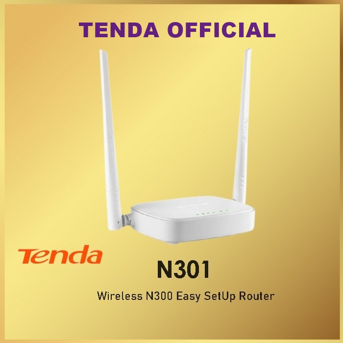 Tenda N301 Wireless Router N300 Easy Setup Router 300Mbps | Shopee Malaysia