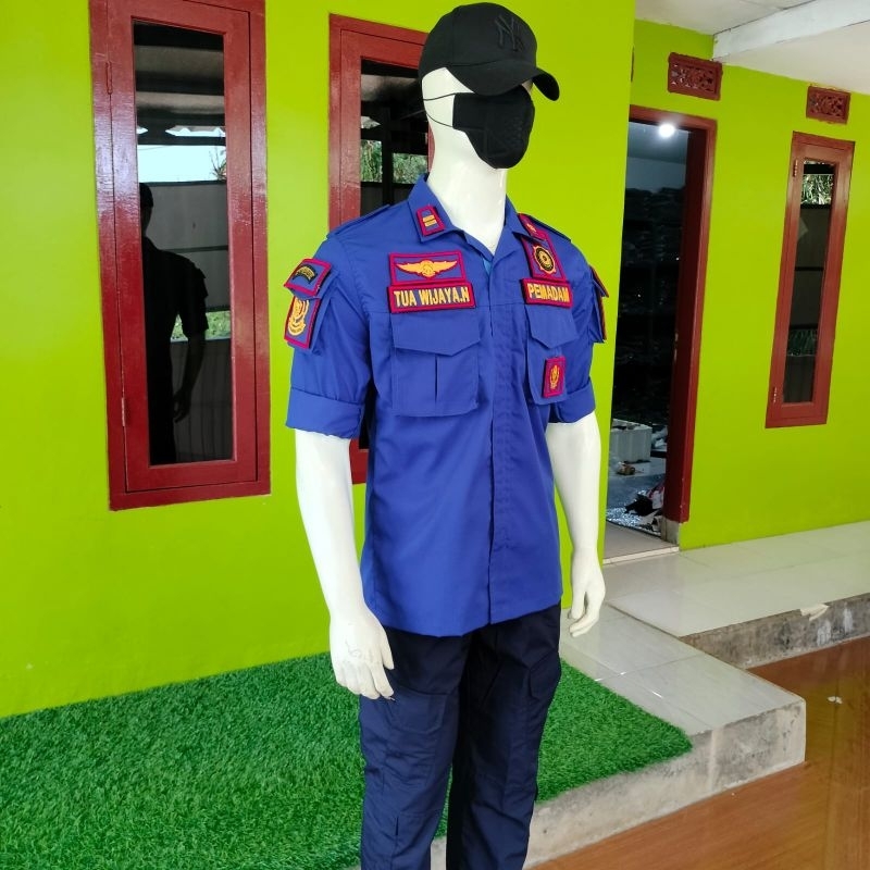 Fire uniform pdl damkar NKRI pdl tactical fire uniform | Shopee Malaysia