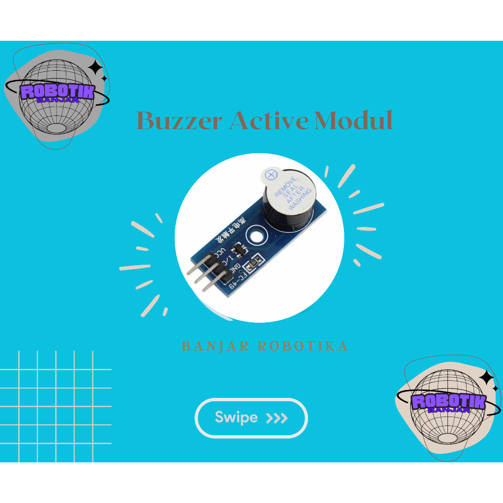 Active Buzzer Module Active Buzzer with Transistor Drivers | Shopee ...