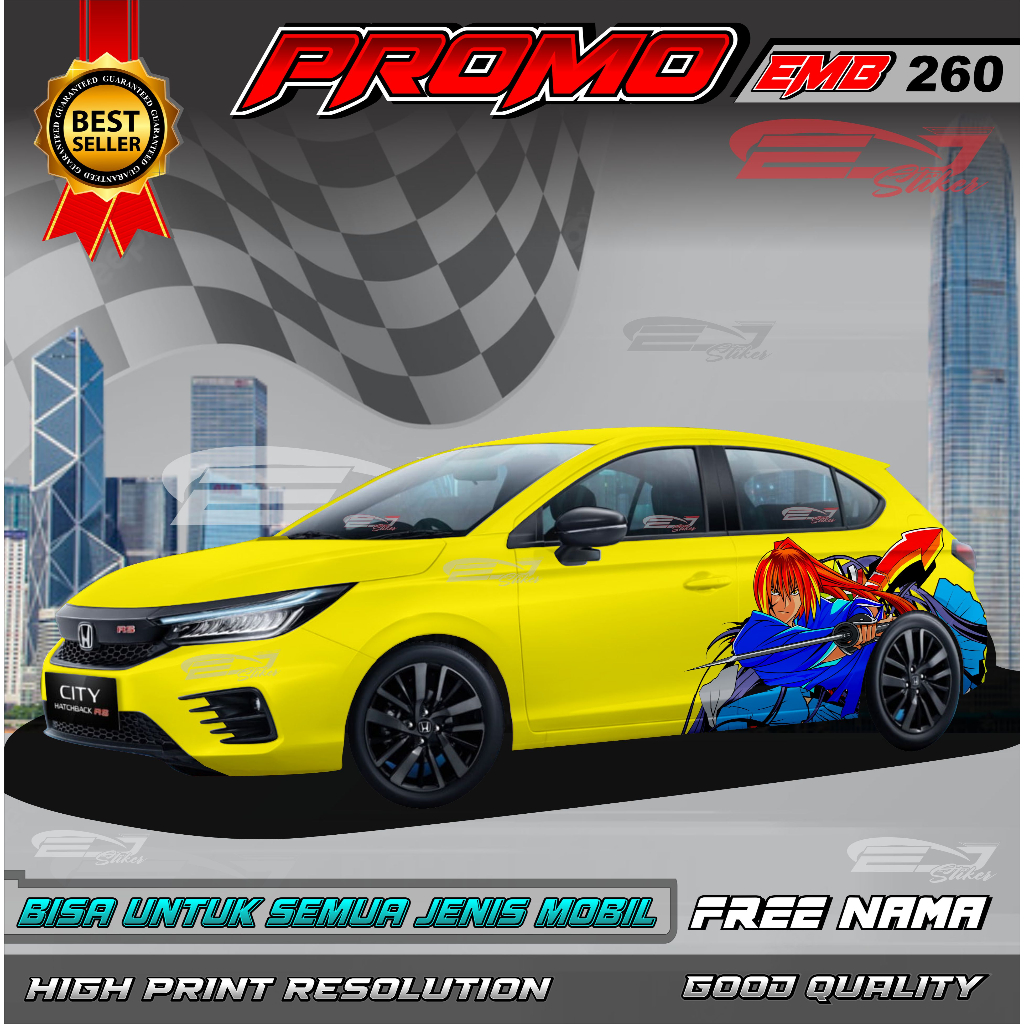 Decal STICKER VARIATIONS FOR ALL TYPES OF CARS-DECAL STICKERS FORTUNER ...