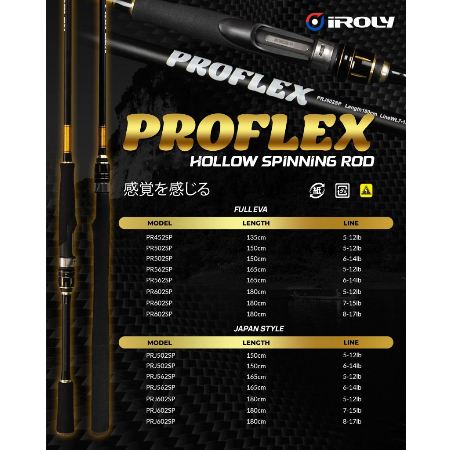 Iroly PROFLEX HOLLOW SPINNING Fishing Rod | Shopee Malaysia