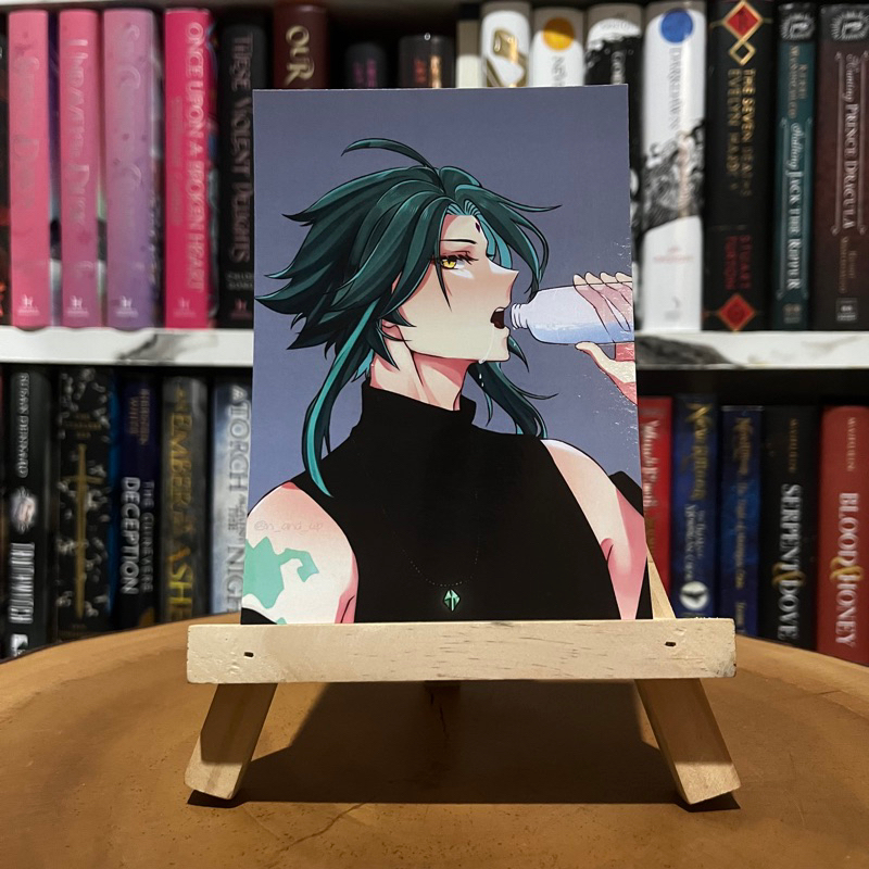 Fanmerch Nu Carnival Genshin Kuya Ei Artprint A6 Dottore Ayato Thoma ...