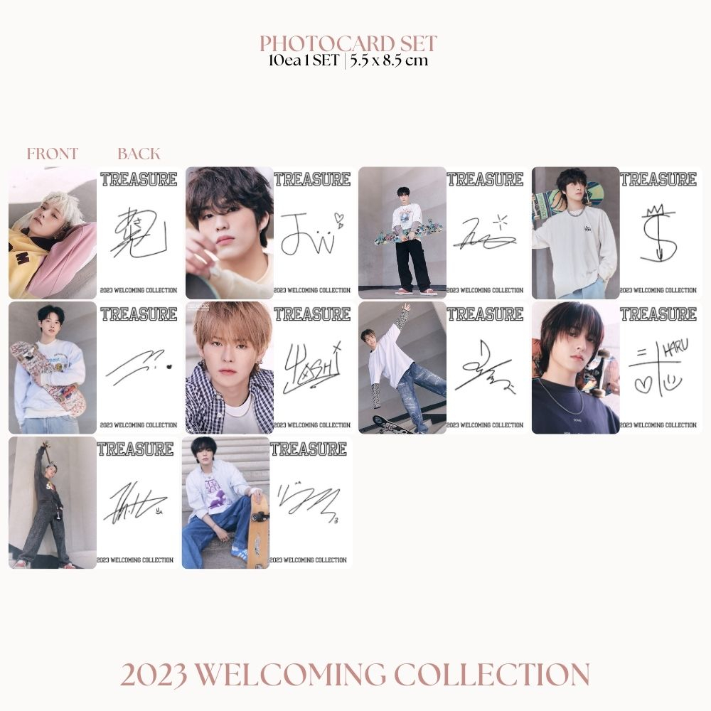 Photocard TREASURE KING KONG 2 Sides (15Pcs+2-Sided Lamination ...