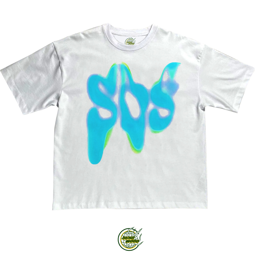 Oversized VINTAGE T-SHIRT SOS LOGO BY SZA GRAPHIC STREET WEAR RAP TEE ...