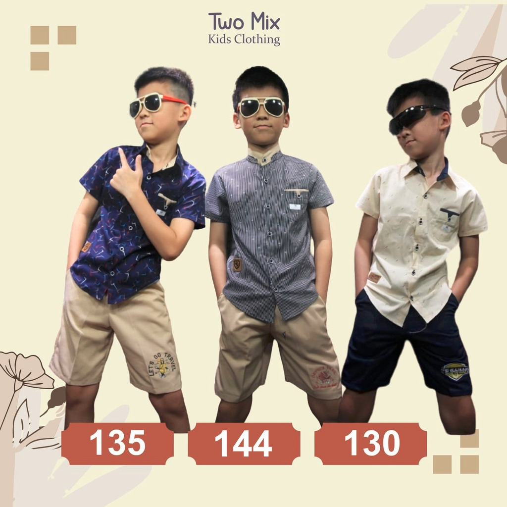 KATUN Two Mix - Boys Suits Eid 1-8 Years Premium Stretch Cotton KK01 ...