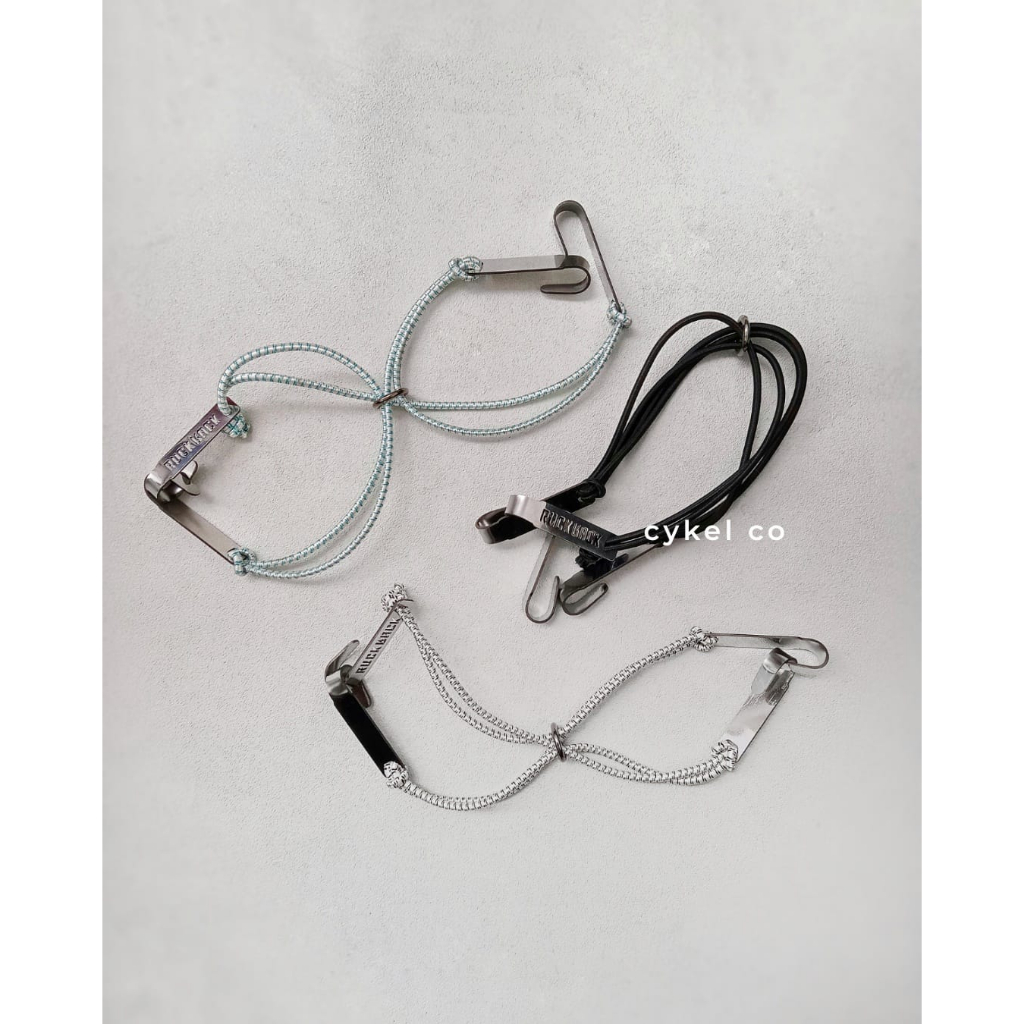 Ruck rack hooxtrap bike rack x strap black white | Shopee Malaysia