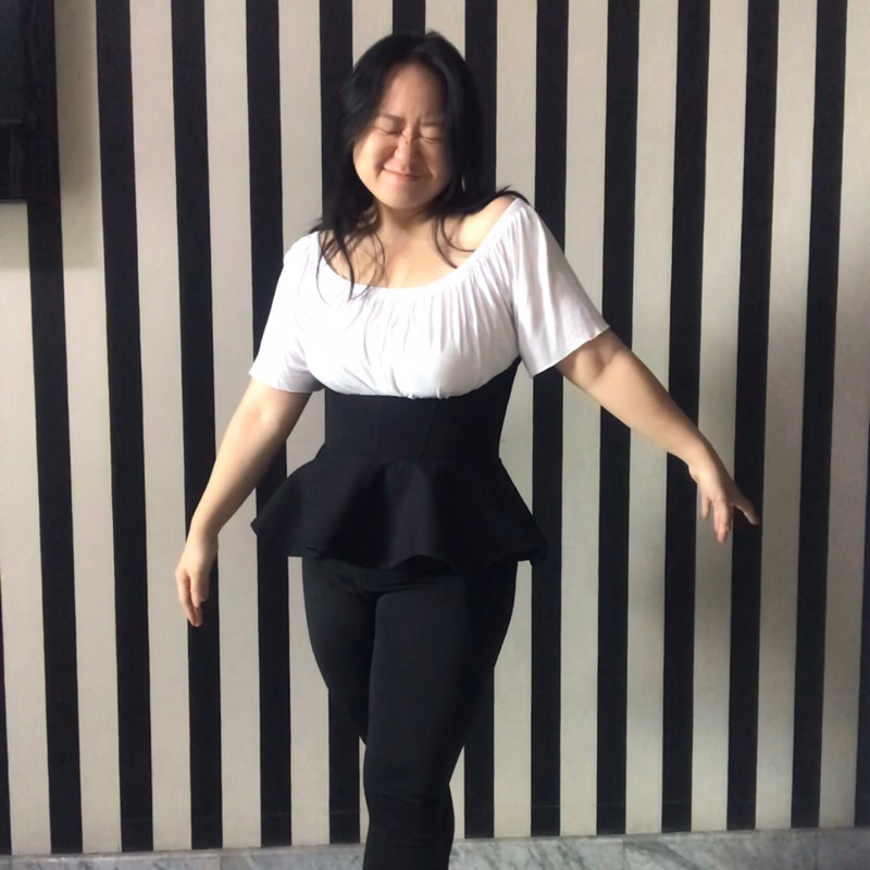 Gale underbust peplum bustier waist corset belt women's corset belt ...