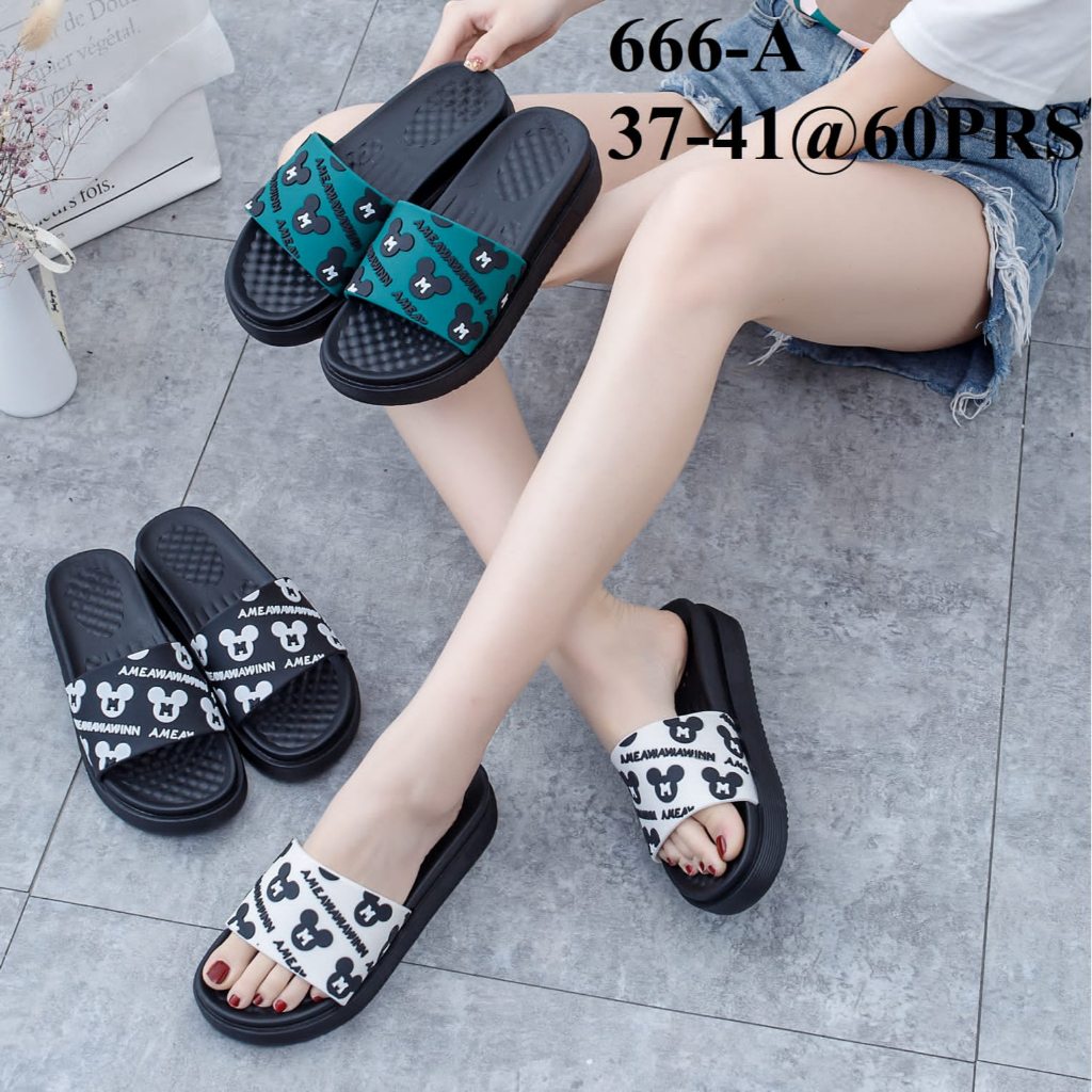 Latest Imported Korean Women's Wedge Slippers | Shopee Malaysia