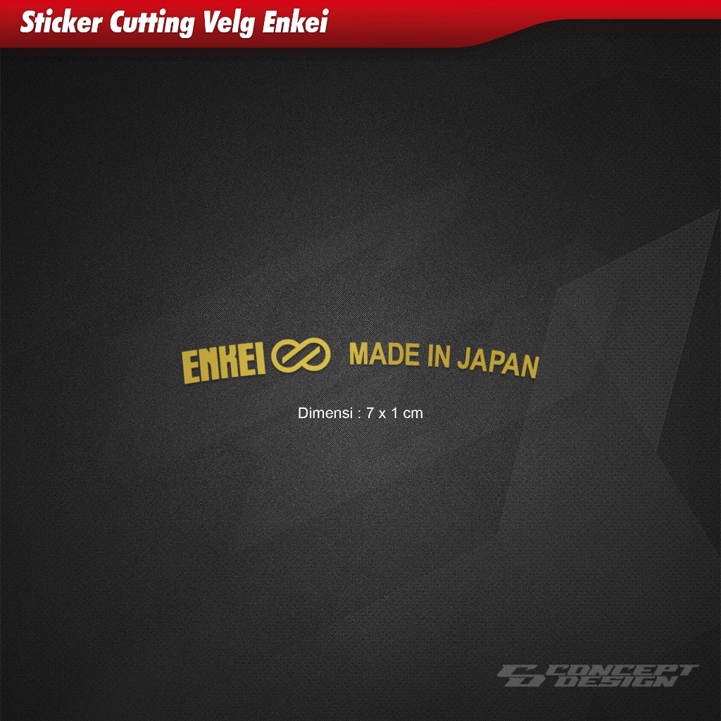 Sticker Cutting Rims Enkei | Shopee Malaysia